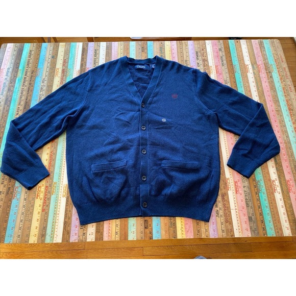 Chaps | Sweaters | Chaps Ralph Lauren Mens 2xl Navy Blue Button ...